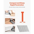 16 Gauge 2 Inch Angled Finish Nails 2000 Count Galvanized Heavy Duty ...