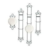 TRIPAR Augusta Narrow 4 Tier 43 Inch Vertical Plate Rack - Black ...