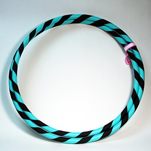 Play Perfect Hoop 16mm Hula Hoop - Collapsible - Turquoise and Black ...