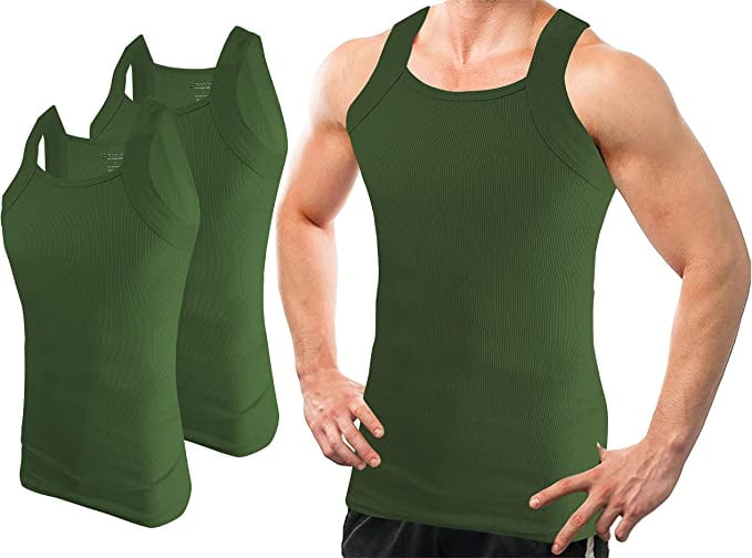 Different Touch 2 Pack Assorted Colors G-unit Tank Tops Square Cut ...
