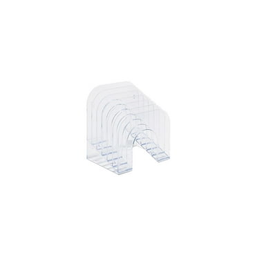 Kantek Clear Acrylic Mini Sorter, Two Sections, 6 X 4 X 4 inches ...