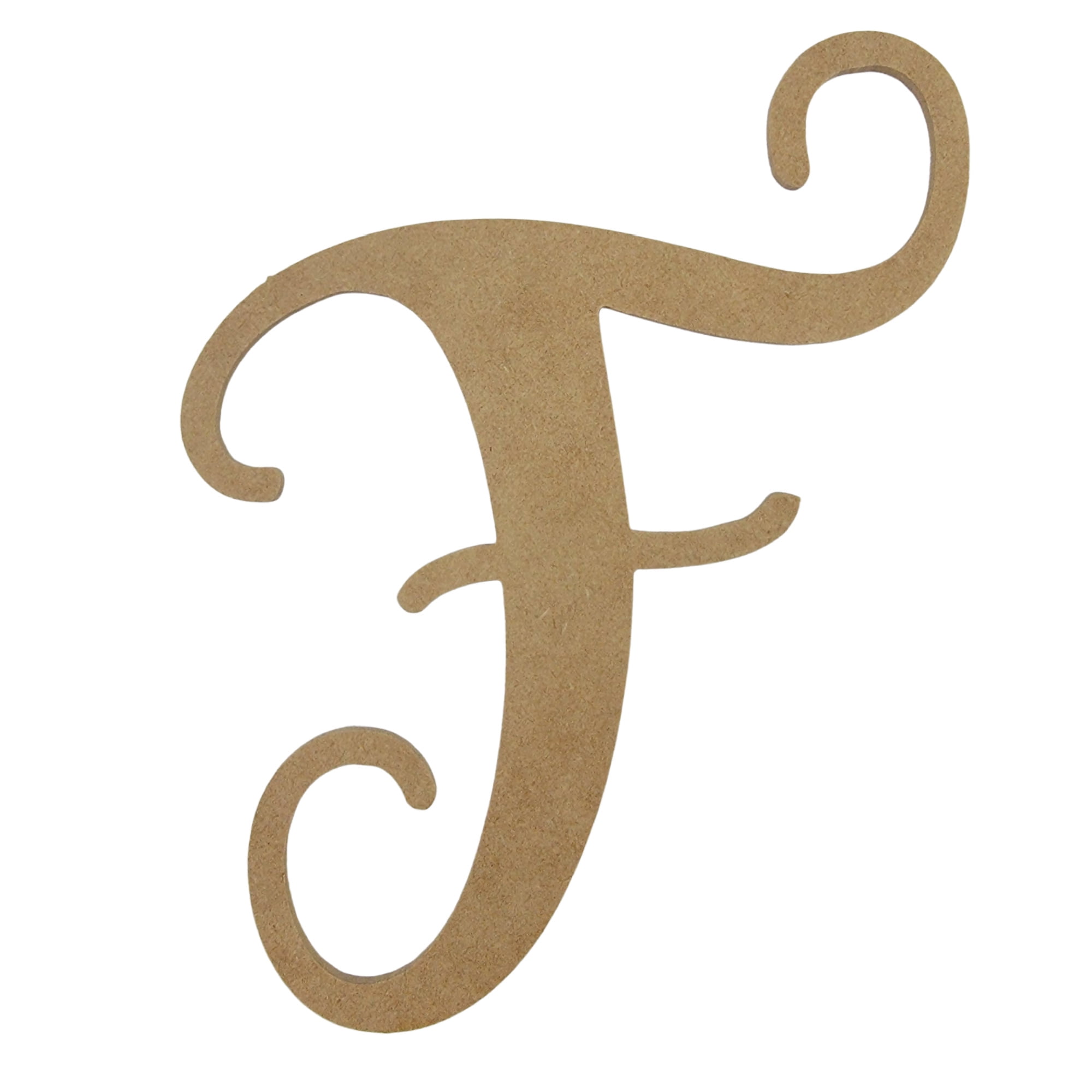 Wooden Letter Unfinished, Starfish Font, Craft Cutout - Walmart.com