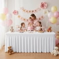 8ft Spandex Tablecloth 2 Pcs Fitted Stretch Table Skirts 30x96 Inch ...