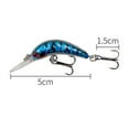 LIVEST 5cm Artificial Multi-cololr Lifelike Long Tongue Fish Bait ...