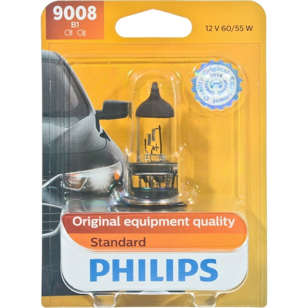 Philips Standard Headlight 9008, P26,4T, Clear, Always Change In Pairs ...
