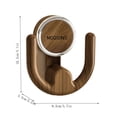Suction Cup Wood Grain Slipper Rack Bathroom Dedicated No-Drill Wall ...