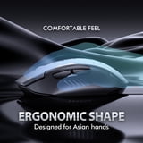 INPHIC F1 2.4G Wireless Mouse Rechargeable 500mAh Ergonomic Silent ...