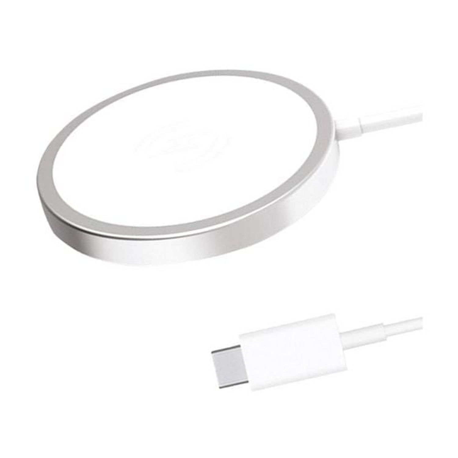 Cjglobal Cj Tech Magsafe Wireless 15-Watt Fast Charger - White