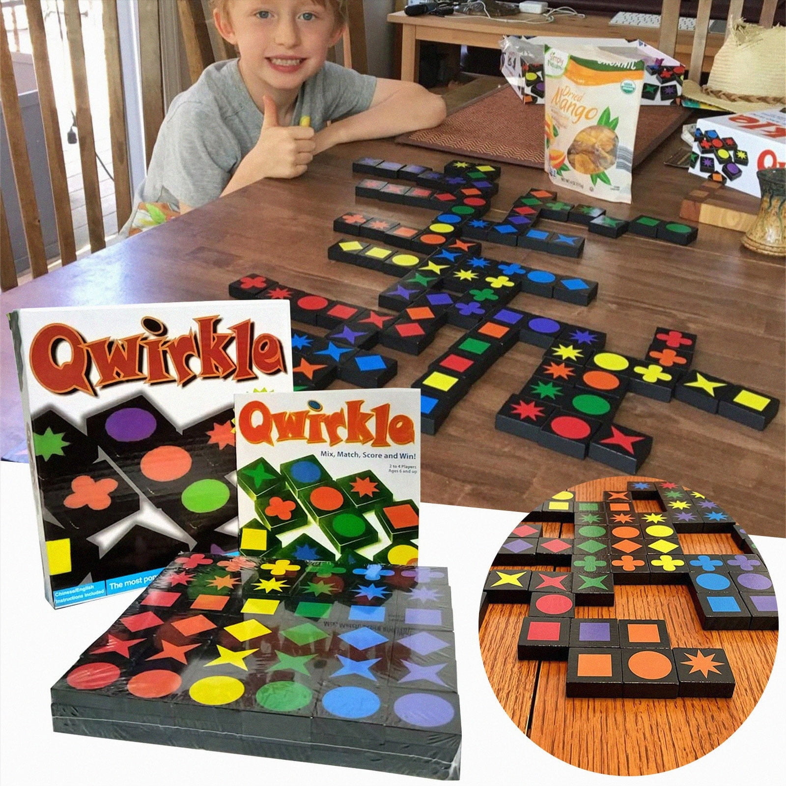 Click here for Unbranded Qwirkle Board Game For 2-4 Players  108... prices