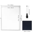 Magnetic Dry Erase Board, Double Sided, Desktop Tabletop Planner ...