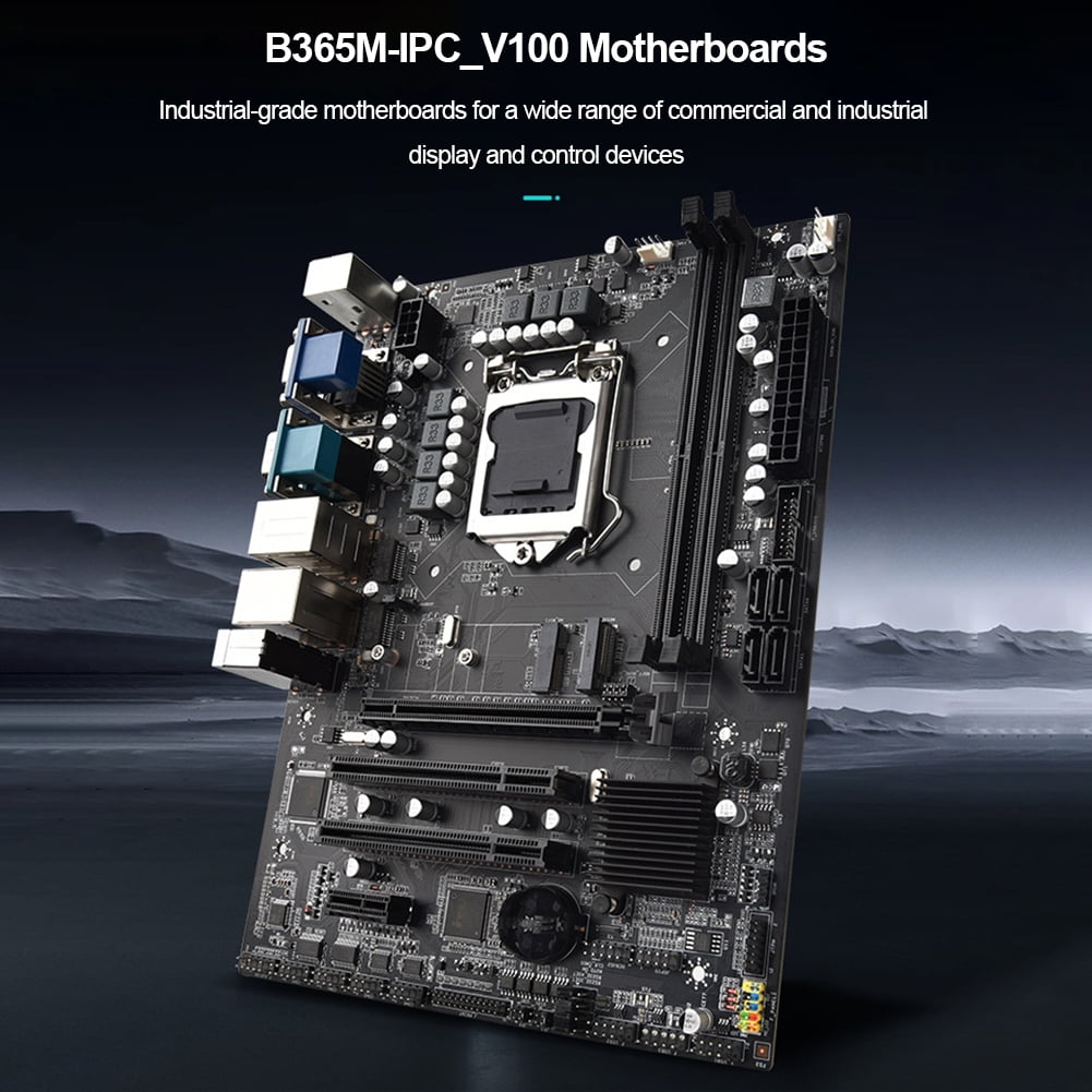 Placa base para PC B365M M.2 NVME WiFi M2 NGFF Placa base para juegos ...