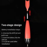 sunsanly LED Luminous Rocket Fishing Float High Sensitivity Visibility ...