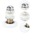 Stri 4 Pcs Shower Eccentric Rollers Bathroom Glass Sliding Door Pulleys ...