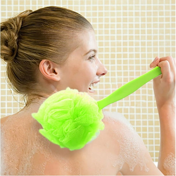 TRIANU Body Back Scrubber Loofah Bath Sponges, Exfoliating Mesh Pouf ...