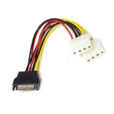IDE 4 Pin Molex to 4 Pin Floppy Disk and 4 Pin Molex Power Cable ...