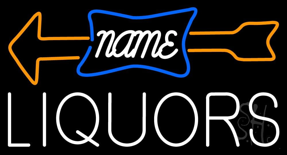 Pick Liquor LED Neon Sign 20 x 37 - inches, Clear Edge Cut Acrylic ...