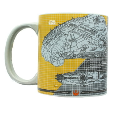 Star Wars Lightspeed 15 Ounce Millennium Falcon Coffee Mug - Walmart.com
