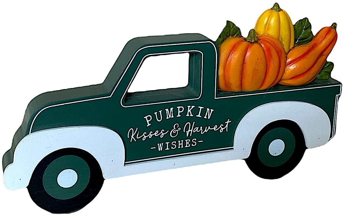 Antique Vintage Truck with Pumpkins Fall Autumn Harvest Thanksgiving ...