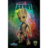 Guardians Of The Galaxy Vol. 2 - Framed Movie Poster (Baby Groot On ...
