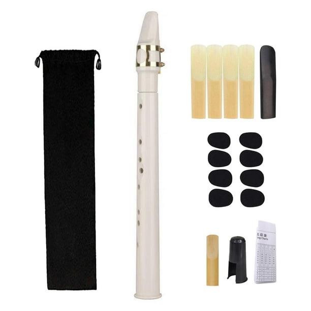 Pocket Saxophone with Mouthpiece Reeds Carrying Bag Fingering Chart for ...