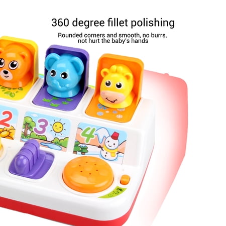 Interactive Pop Up Animals Toy Baby Learning Development Toy ...