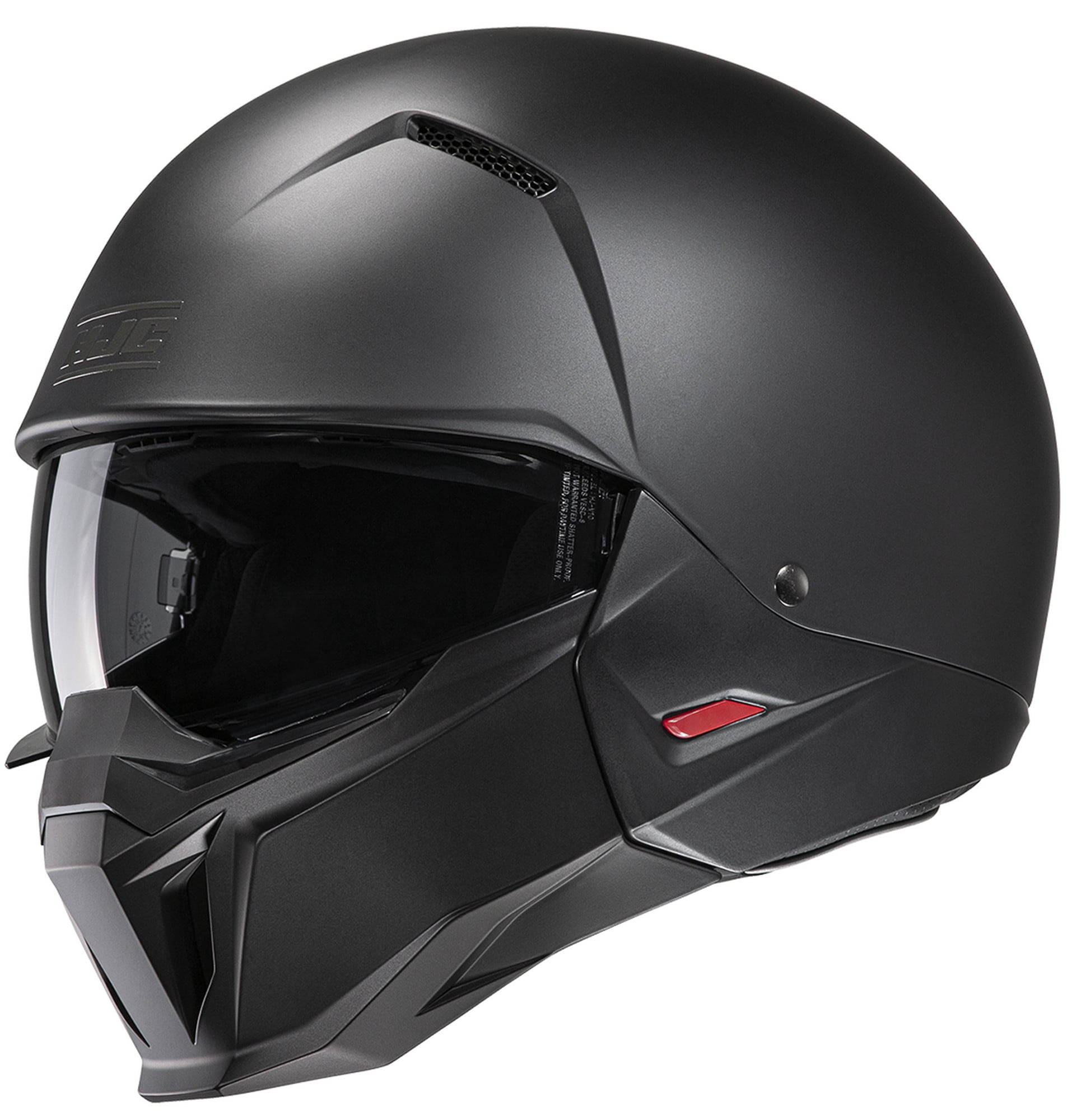 HJC i20 Modular Motorcycle Helmet Semi-Flat Black MD - Walmart.com