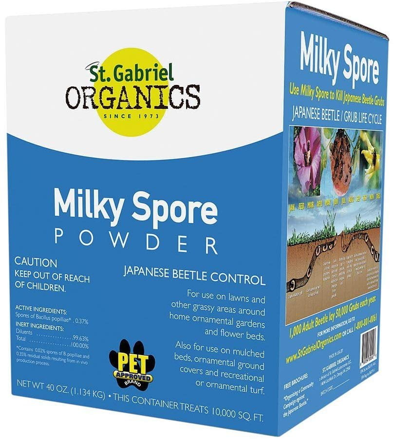 Milky Spore Japanese Beetle and Other Beetle Killer, Pack of 4 ...
