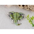 Crystal Rhinestone Elephant Brooch Pin for Animal Themed Parties ...