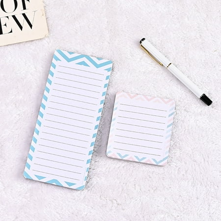 HEIBIN Magnetic Notepads in Large and Small Sizes for Fridge (4 Pack ...