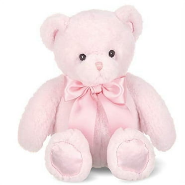 Bearington Soft Pink Teddy Bear Plush, 12 Inch Stuffed Animal for Baby ...