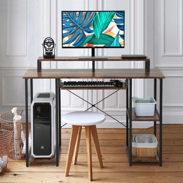 Gymax 47'' Computer Desk Office Study Table Workstation Home w ...