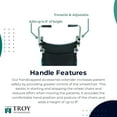 Wheelchair Handle Extender by Troy Technologies - Easy To Install. No ...