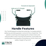 Wheelchair Handle Extender by Troy Technologies - Easy To Install. No ...