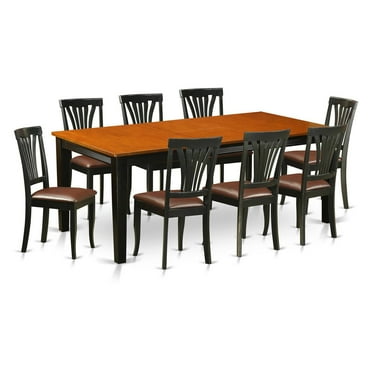 Quincy 7-Piece Lath Back Dining Table Set - Walmart.com