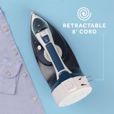 Sunbeam 1700W Portable Steam Iron, Fast Heating, Retractable Cord, Blue ...