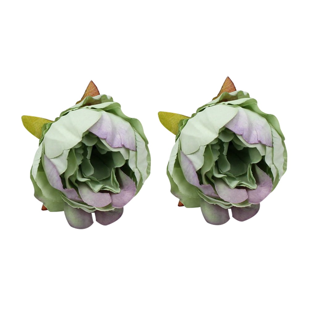 2Pcs Artificial Roses Flowers Foam Roses Bulk for DIY Wedding Bouquets ...