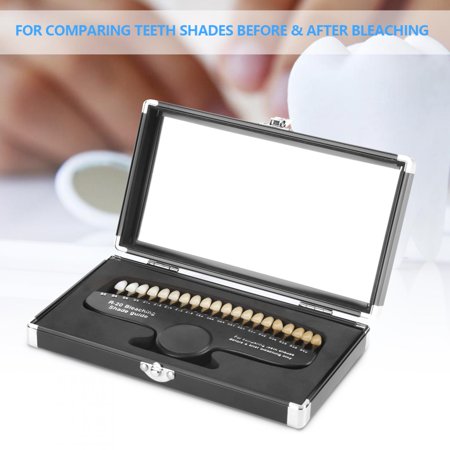 20 Colors Bleach Shade Guide, Shade Guide, Precise Dentist Tracking ...