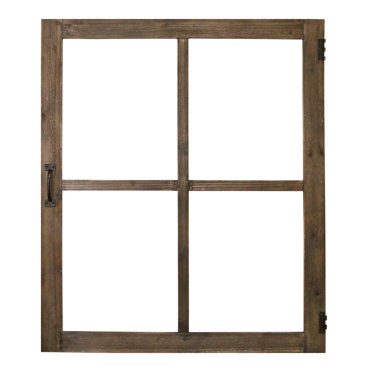 Stratton Home Decor Distressed White Faux Window Pane - Walmart.com