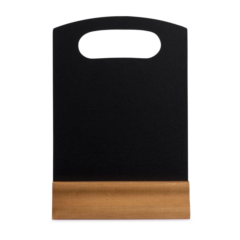 Alpine Table Top Chalk Board Sign MDF Wood Base 6PK Black Table ...