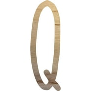 Wooden Letter Craft Q Shape, Paintable 12'' Tall Wood Alphabet DIY ...