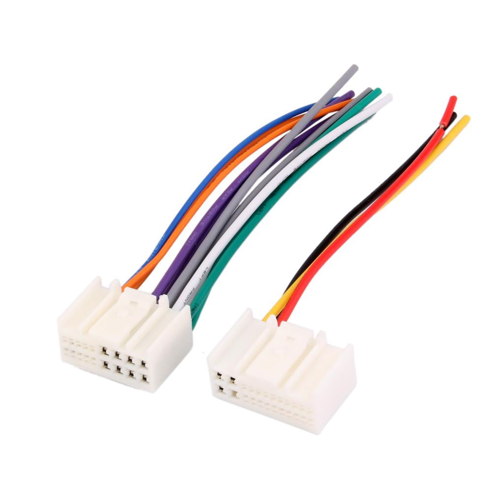 2 Car Radio CD DVD Stereo Wire Harness Adapter For k2