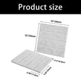 Cork Board Alternative Felt Bulletin Board Tiles,6Pcs Slats Wall ...