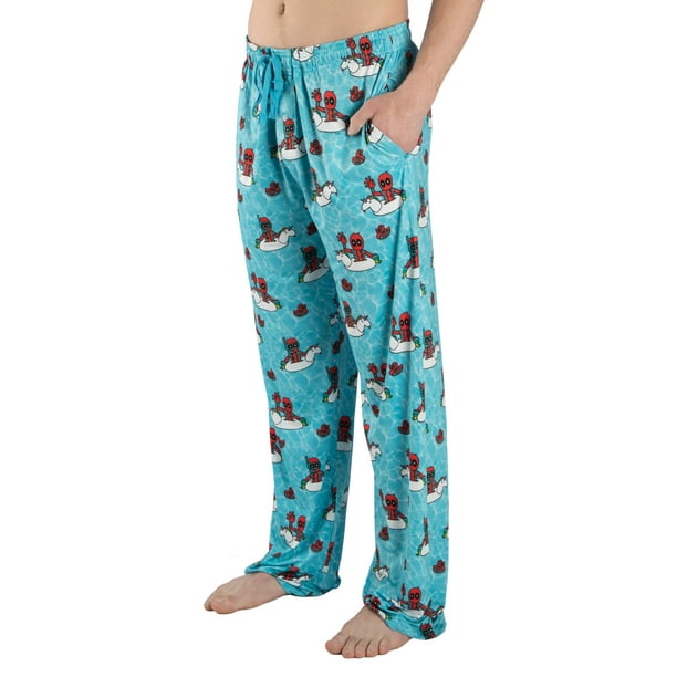Marvel Men's Deadpool Comic Print Pajama Lounge Pant - Walmart.com