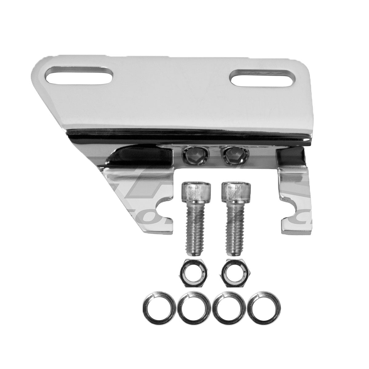 Alternator Brackets Header Mount Fits Chevy SB Small Block Swp Chrome ...