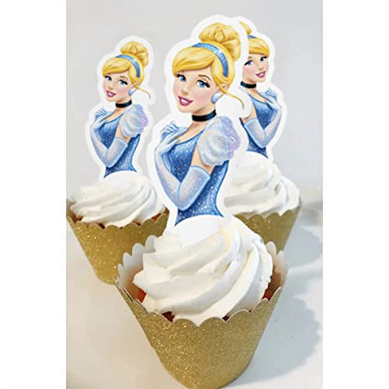 Cinderella Theme Cake Toppers