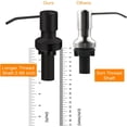 Sink Soap Dispenser for Kitchen Sink, Countertop Built in with 47 ...