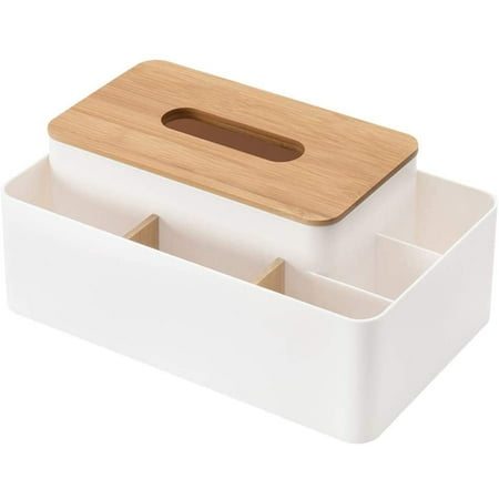 Multifunction Tissue Box Cover Rectangular Facial Tissue Kleenex Holder ...