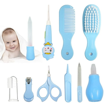 Baby Care Set, 10 Piece Baby Health Set for Baby Daily Care with Comb ...