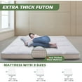 ABORON 5" Ultra Thick Futon Mattress Twin Size Upgraded Japanese Floor ...