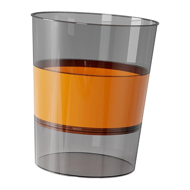 Luzkey Garbage Bin, Waste Paper Bin Basket, Dustbin Bucket Clear Trash ...